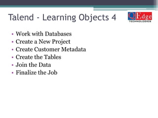 Talend Online Training | PPTX