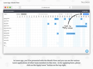 Guide to Talenox Employee Apps | PDF