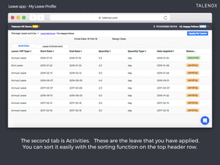 Guide to Talenox Employee Apps | PDF