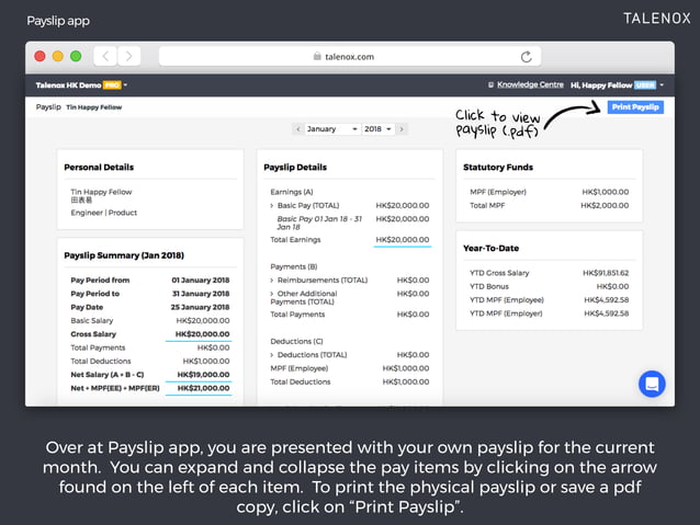 Guide to Talenox Employee Apps | PDF