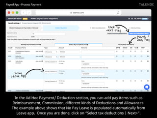 Talenox Payroll (Malaysia) - Payslips, EPF, SOCSO, EIS, HRDF, MTD(PCB ...