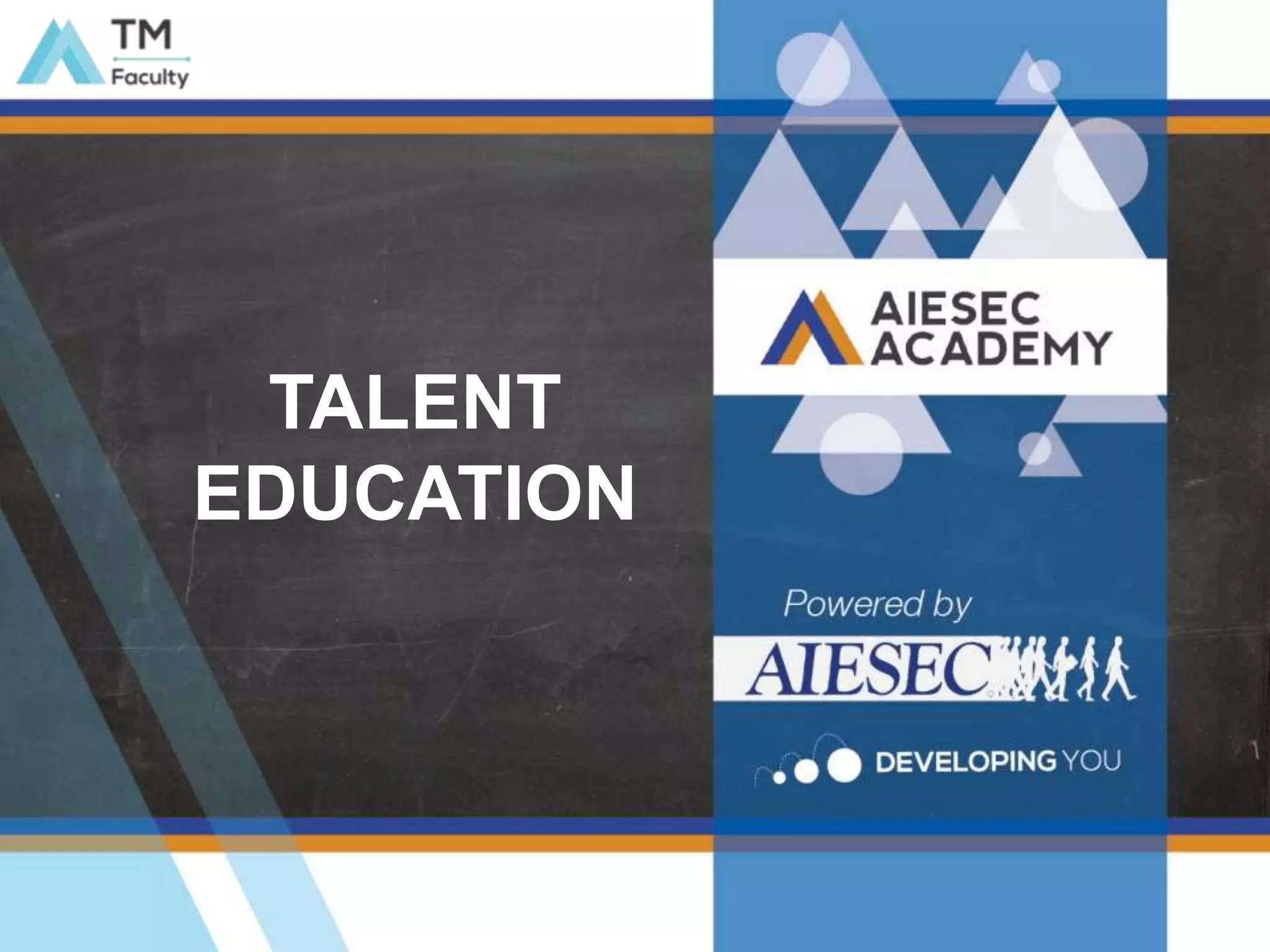 AIESEC Academy | Talent Education | PPTX