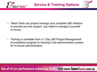 Talent 360 product demo | PPTX | Human Resources | Business
