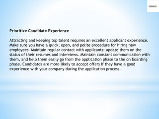 Talent Acquisition Best Practices and Tips for Successful Hiring.pptx ...