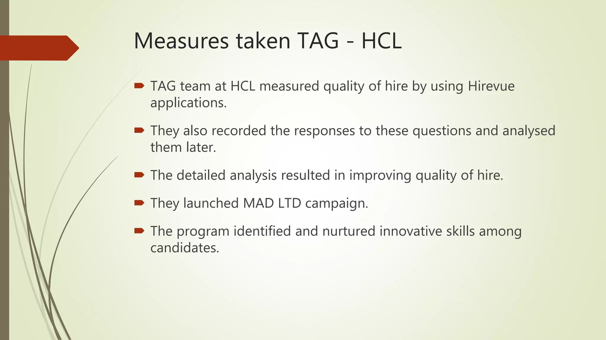Talent acquisition group at hcl technologies | PPTX