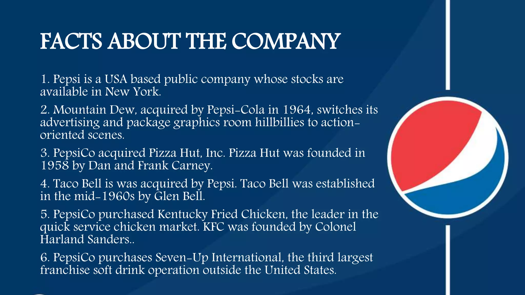 Talent Acquisition of PepsiCo | PPTX