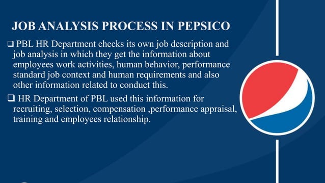 Talent Acquisition of PepsiCo | PPTX