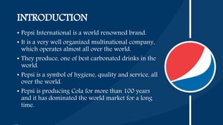 Talent Acquisition of PepsiCo | PPTX