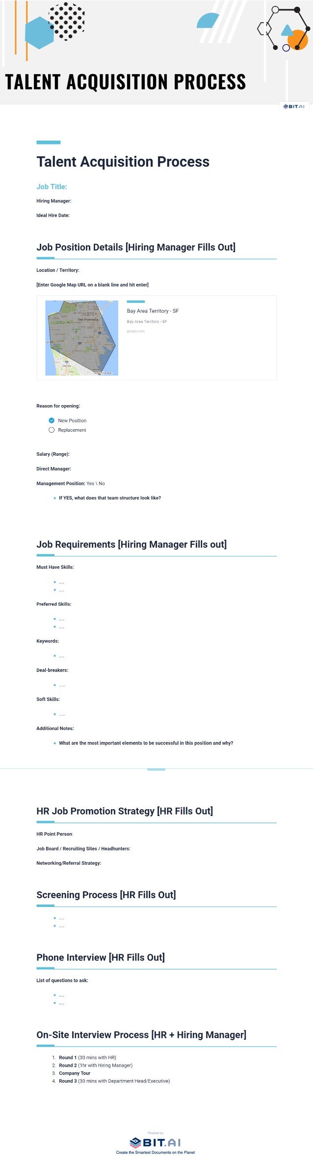 Talent Acquisition Process Template Talent Acquisition Process Template