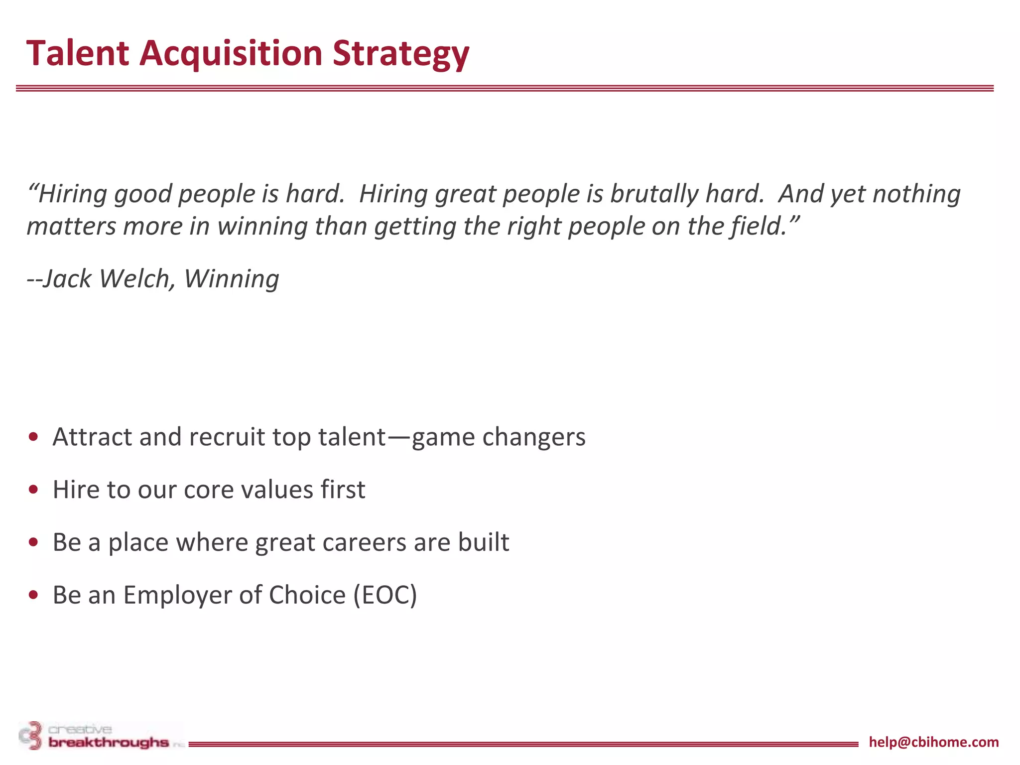 Talent acquisition training | PPTX