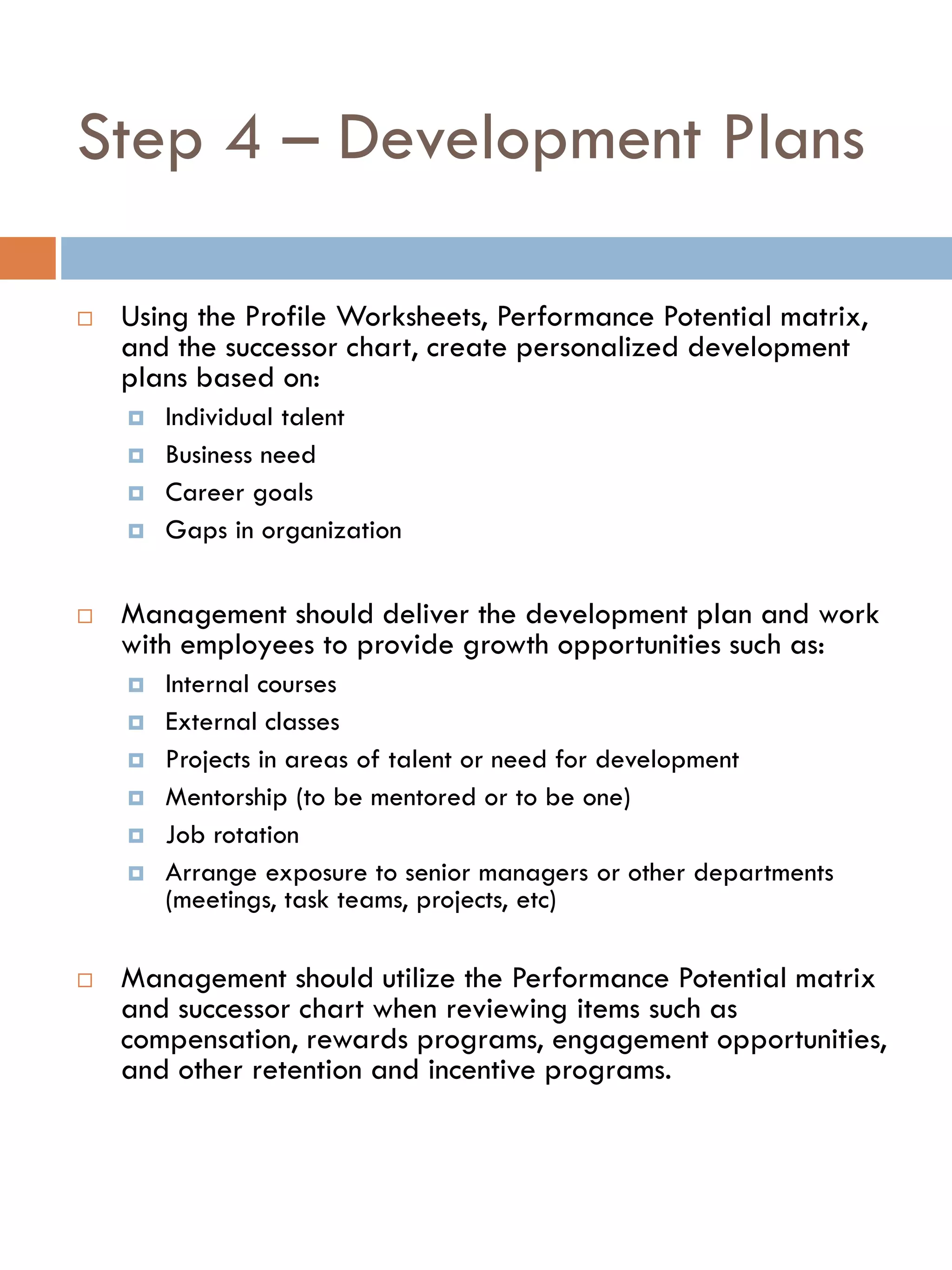 Talent assessment and succession | PPTX