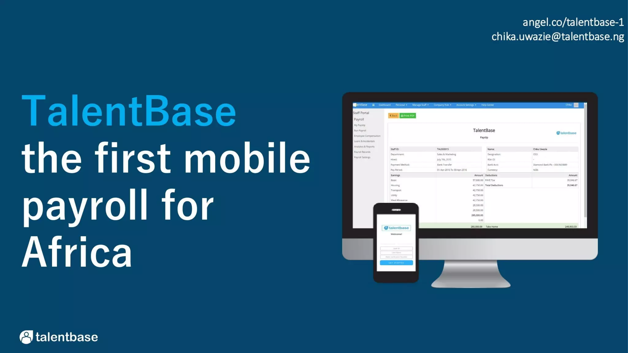 Talentbase Pitch Deck | PDF