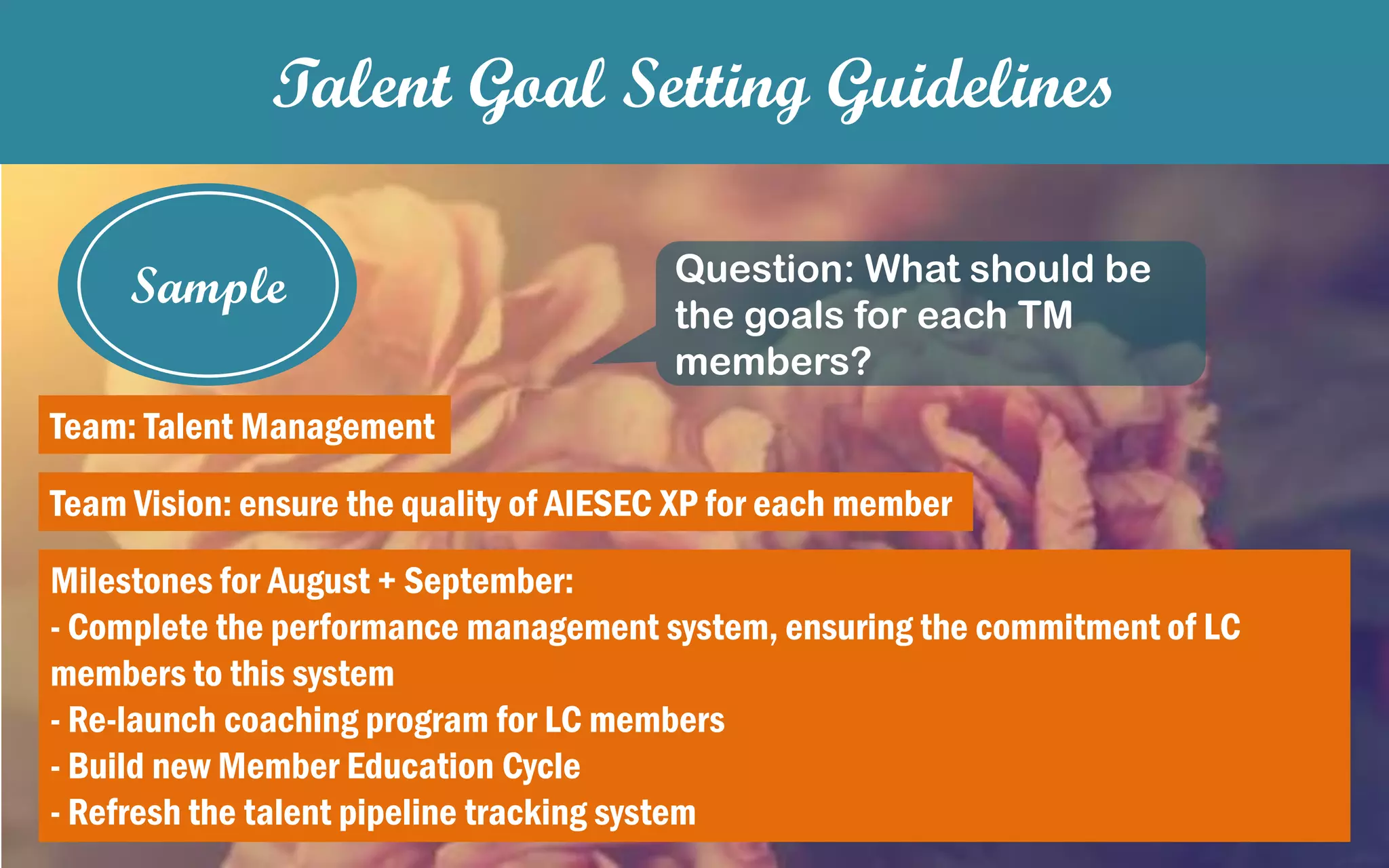 Talent goal setting guidelines | PDF | Resume Writing and Advice | Job ...