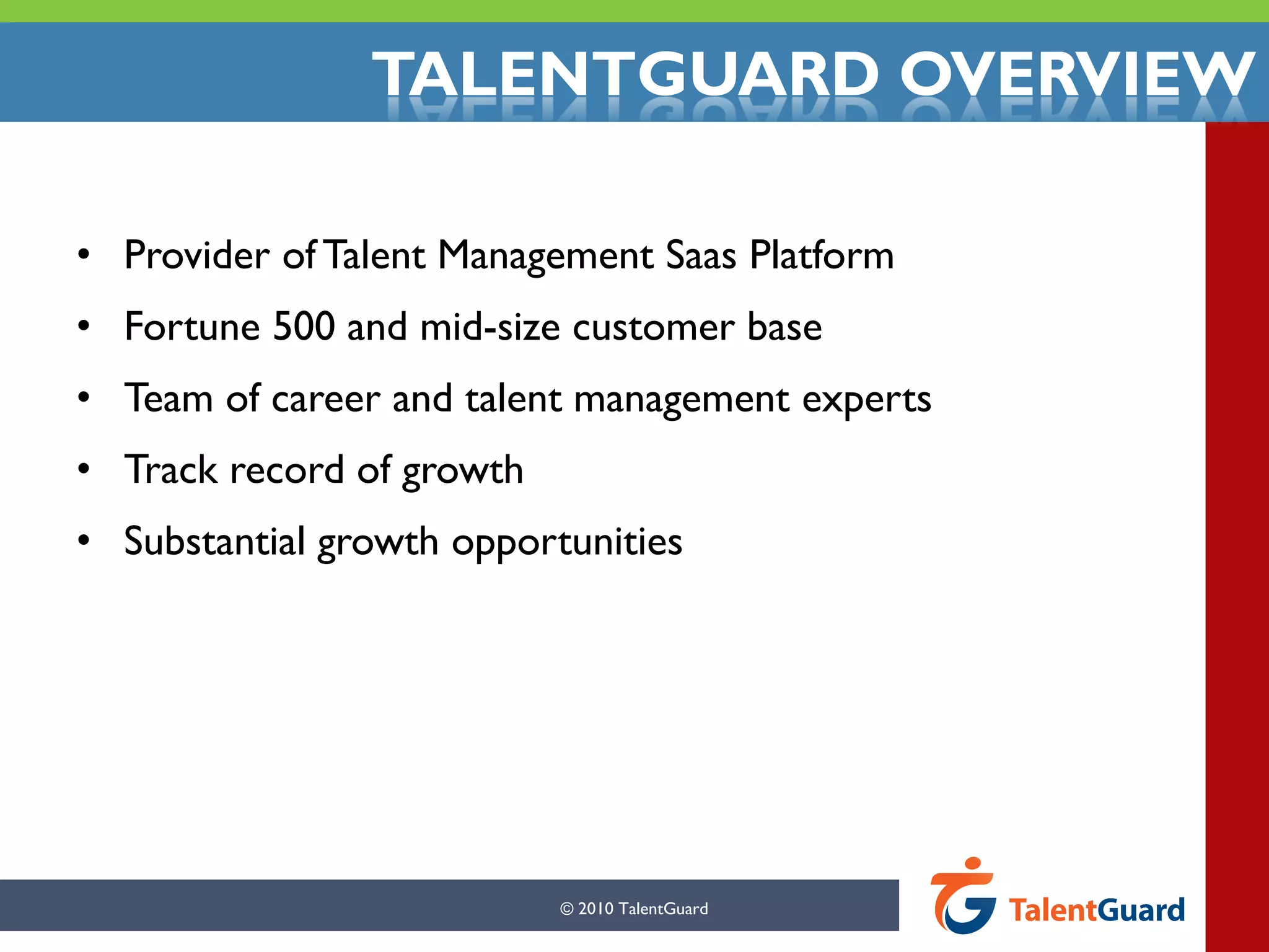 Talent Guard Overview | PPT