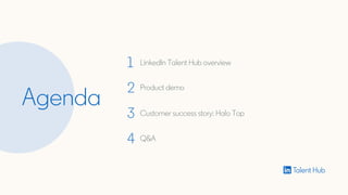 Intro to LinkedIn Talent Hub | PDF