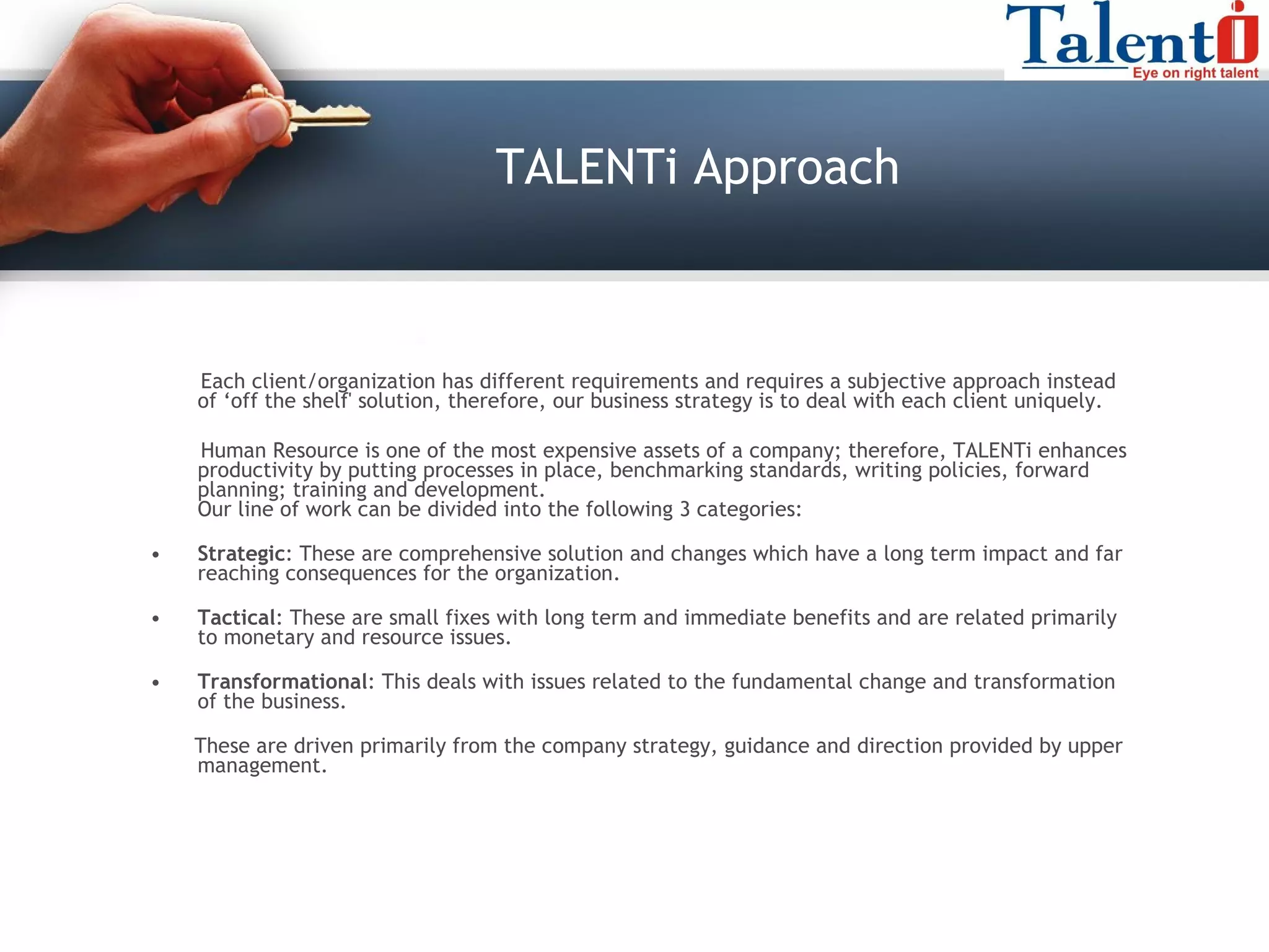 Talenti HR Consulting Pvt. Ltd. | PPT