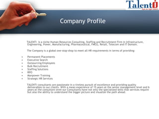 Talenti HR Consulting Pvt. Ltd. | PPT | Resume Writing and Advice | Job ...