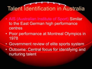 AS PE Talent ID | PPT