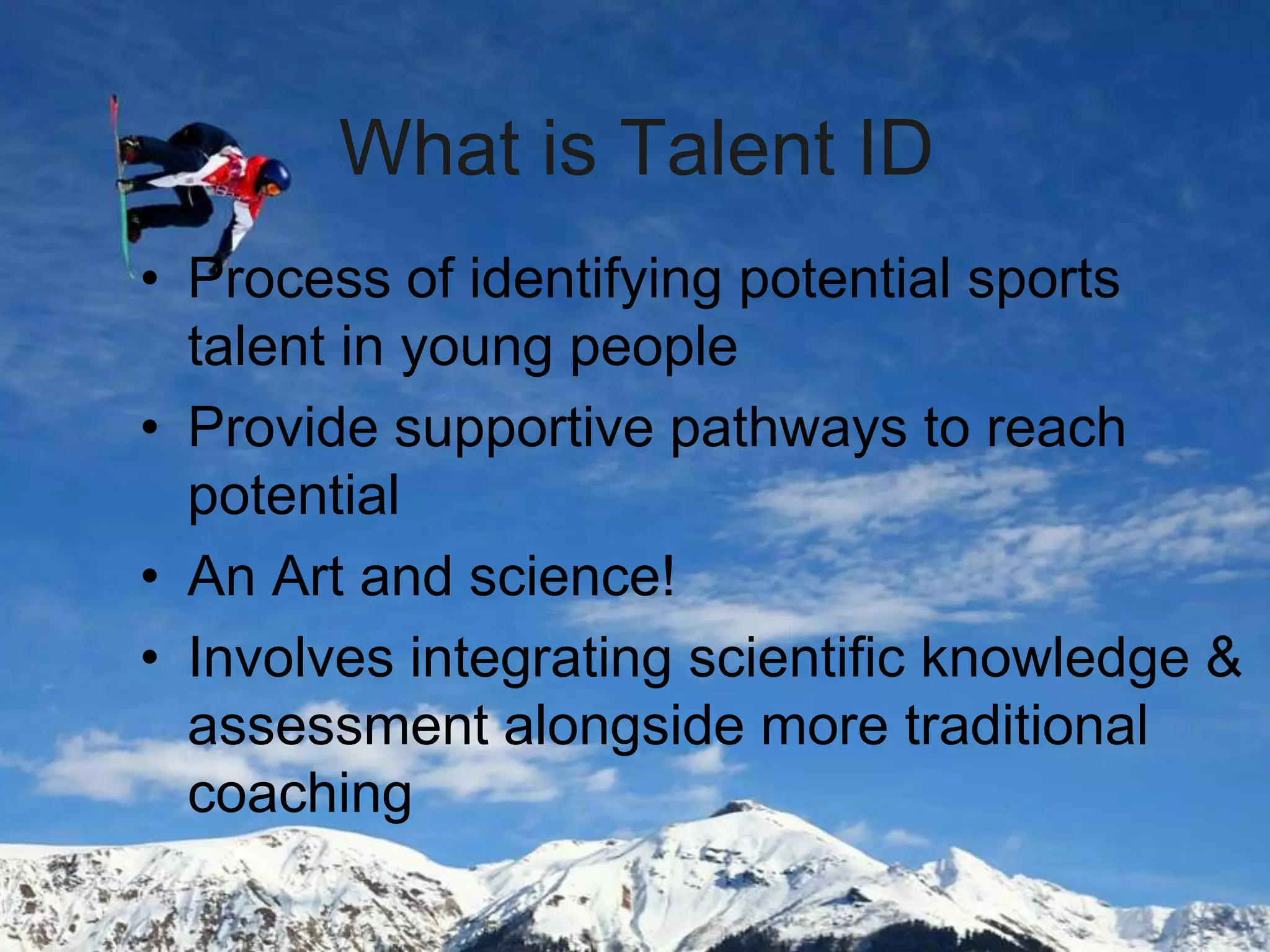 Talent id australia east germany uk 2014 | PPTX