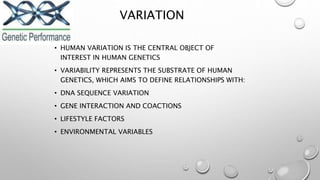 Talent Identification and Genetics | PPTX
