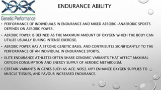 Talent Identification and Genetics | PPTX