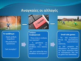 Προσδιορισμός και καθοδήγηση ποδοσφαιρικού ταλέντου | PPT