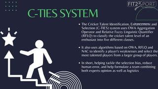 Talent id program for cricket based on latest technology | PDF