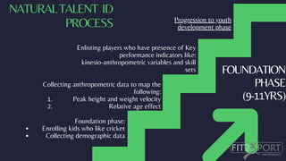 Talent id program for cricket based on latest technology | PDF