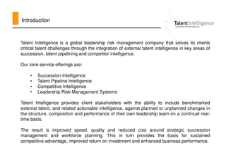 Talent Intelligence Overview | PDF
