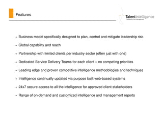 Talent Intelligence Overview | PDF