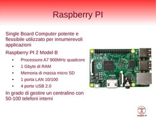 Presentazione Corso Mini centralino | PPT