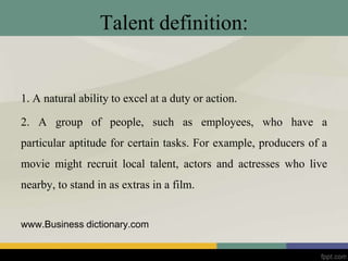 Talent management | PPTX