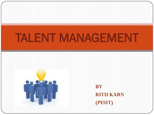 Talent management | PPTX
