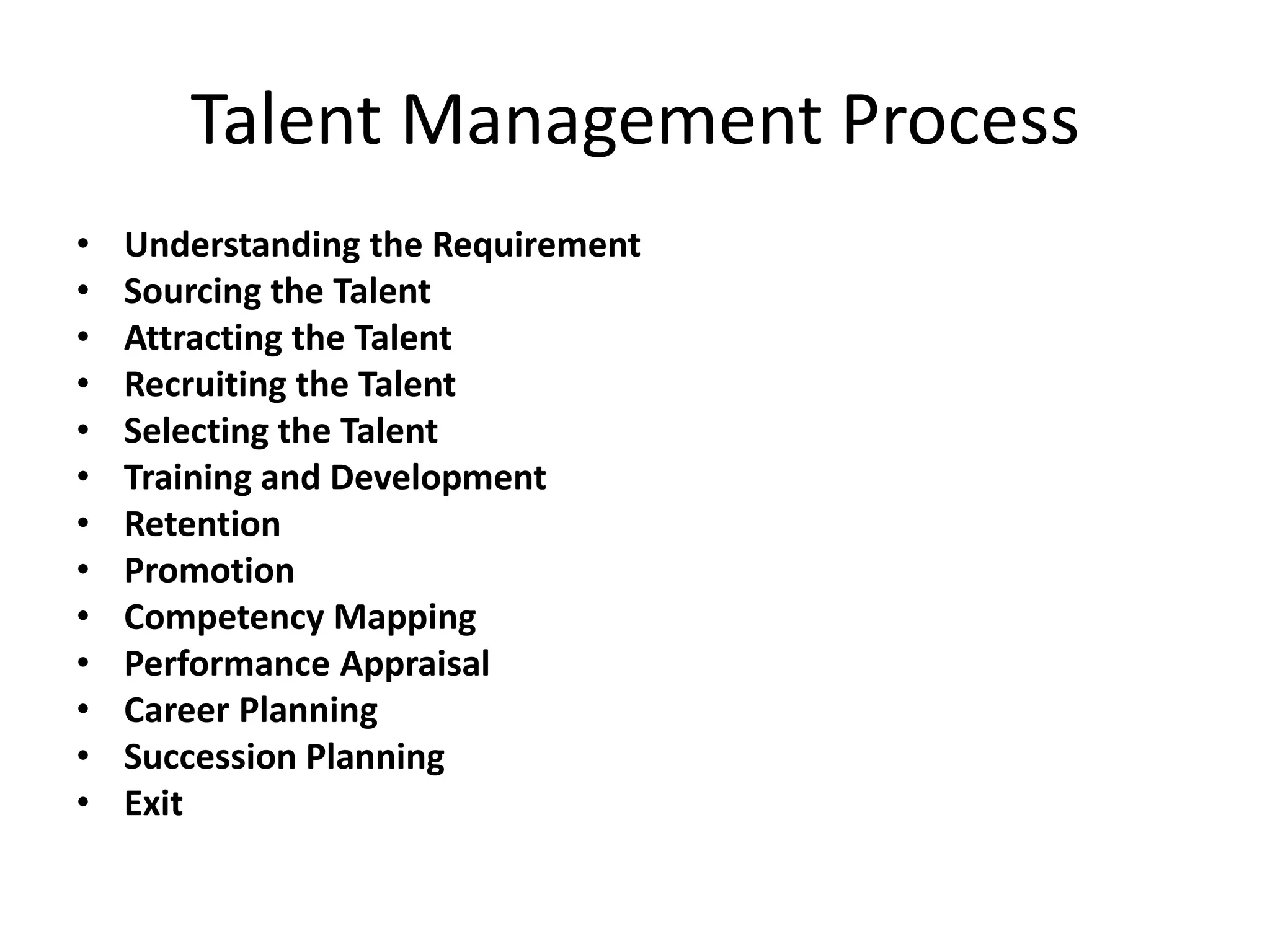 Talent management | PPTX