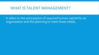 Talent management | PPT
