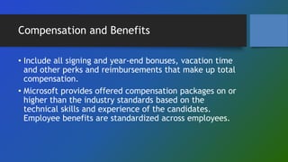 Talent management of Microsoft | PPTX