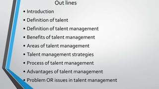 Talents management | PPT