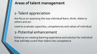 Talents management | PPTX