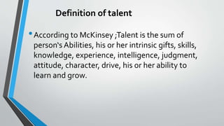 Talents management | PPT