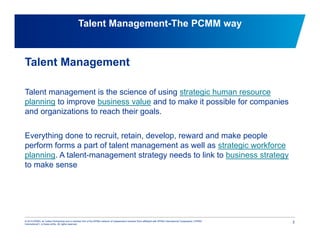 Talent management - The PCMM way | PDF