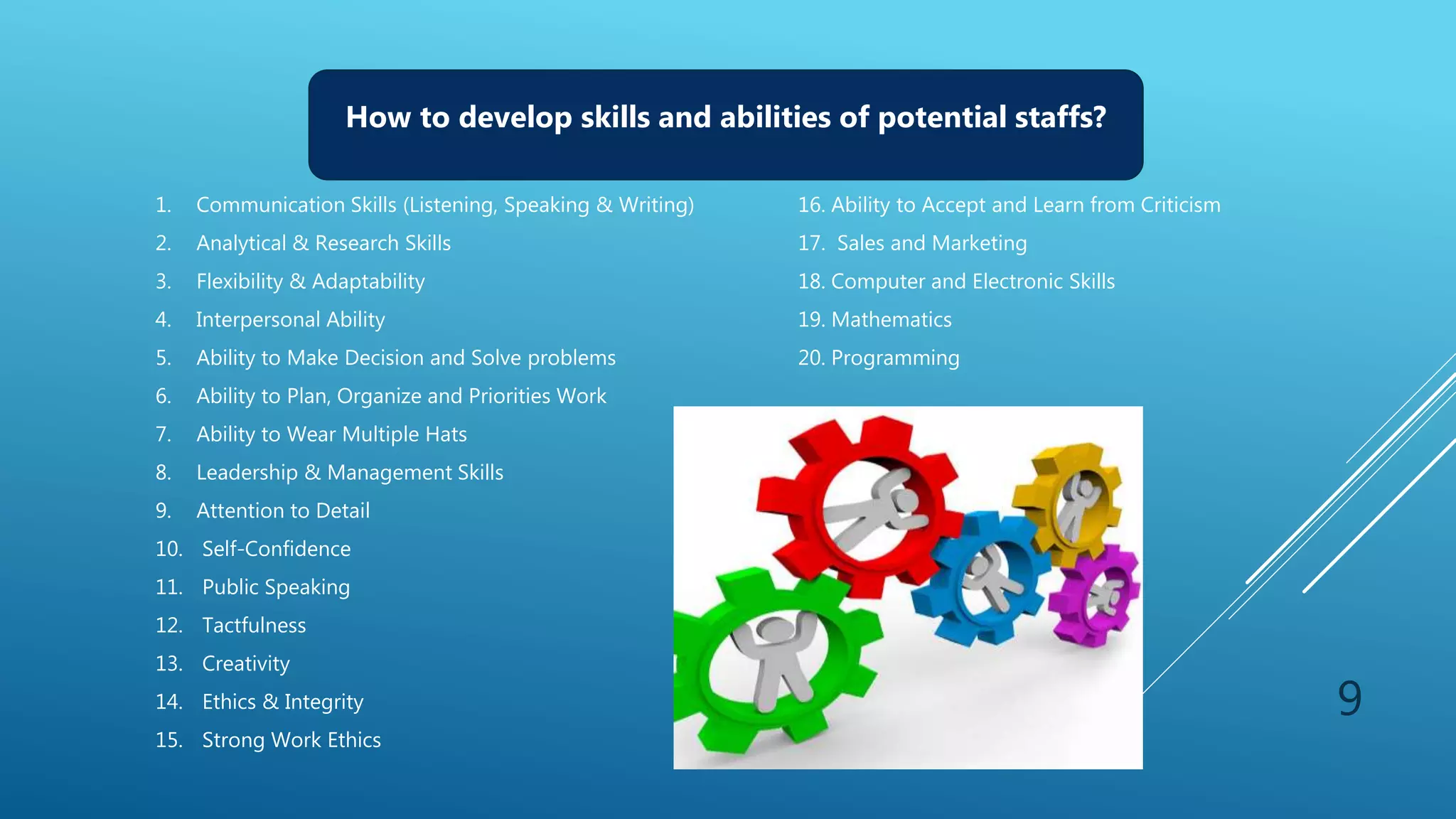 Talent management and how to develop skills & | PPTX