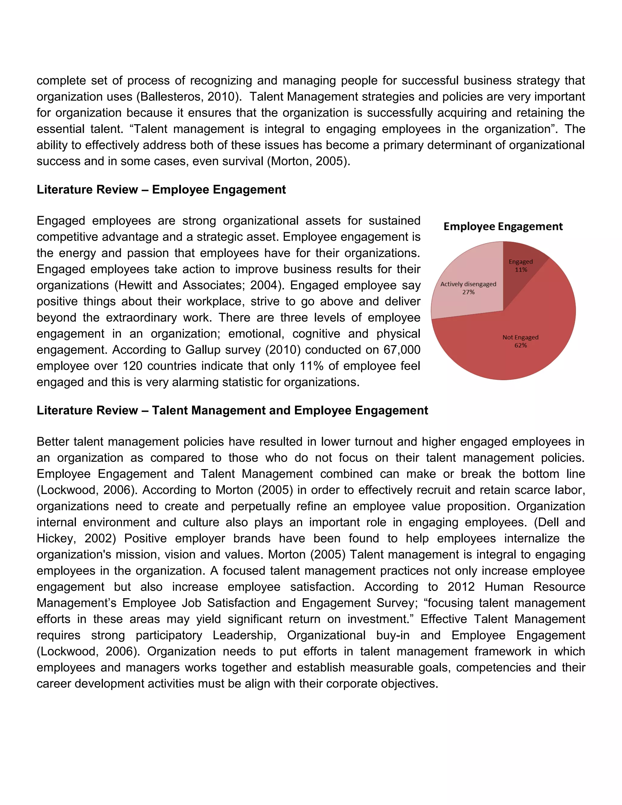 Talent management and its impact on employee engagement | PDF