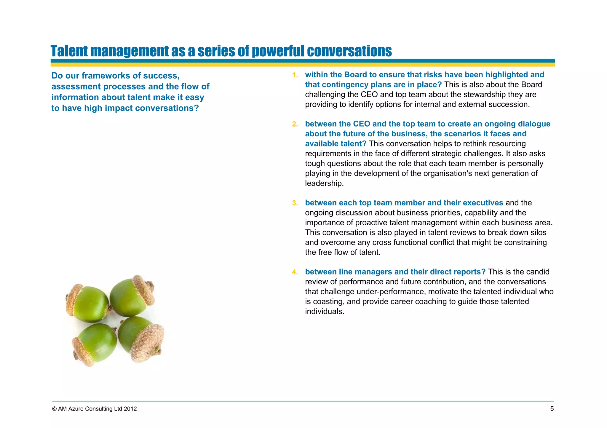 Talent Management as Career Conversations | PDF