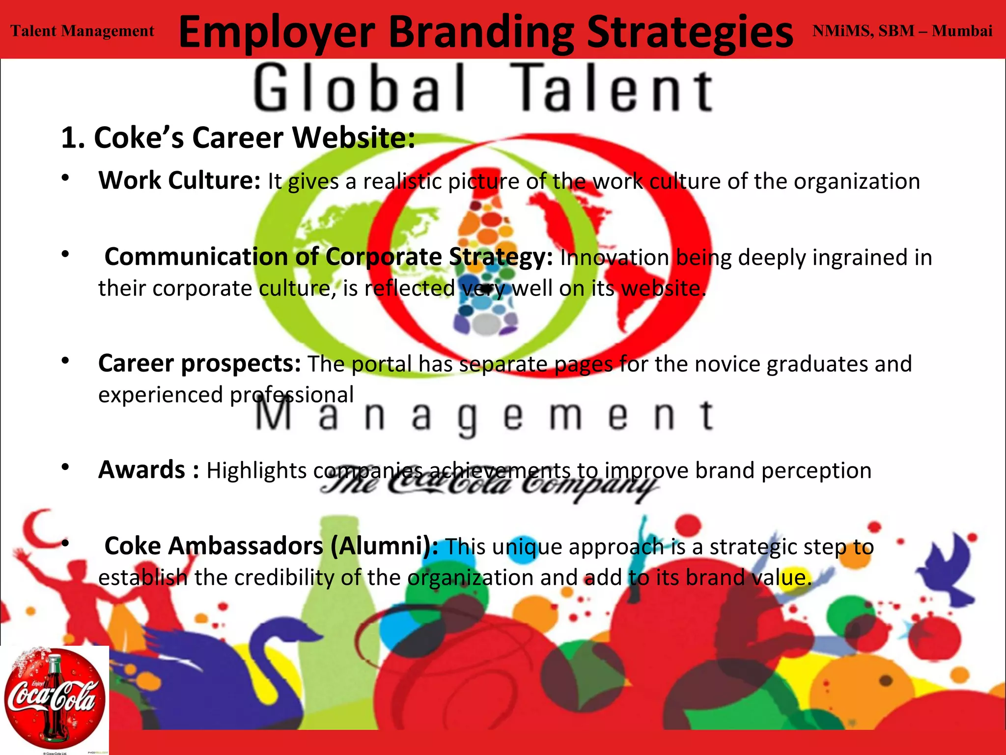 Talent management Coca Cola | PPT