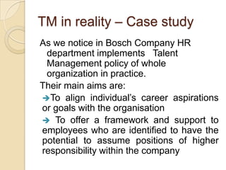Talent management final | PPTX