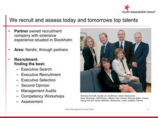 Talent Management Group | PPT