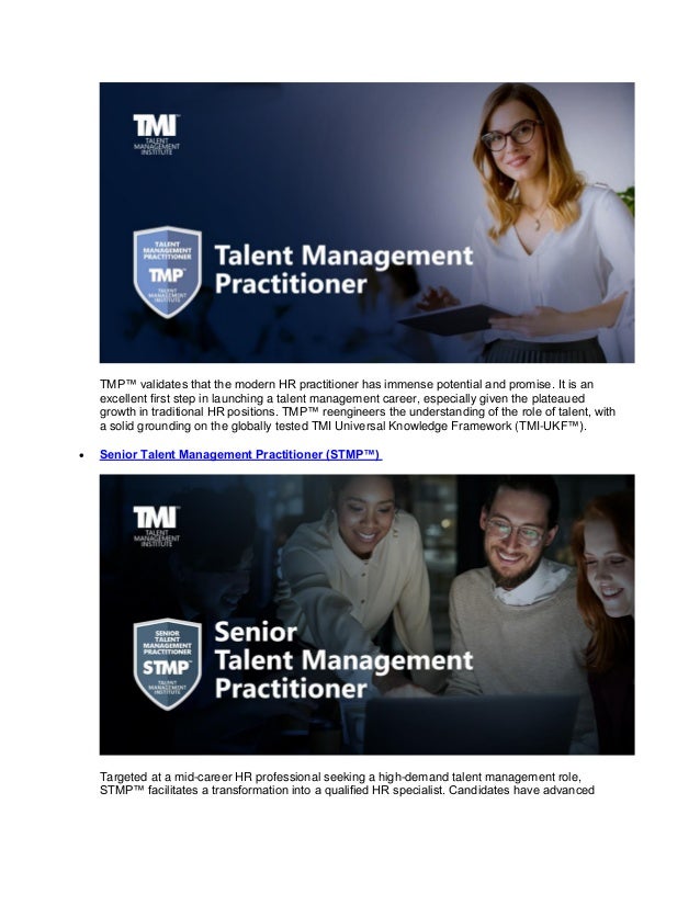 Talent Management Institute (TMI) | PDF