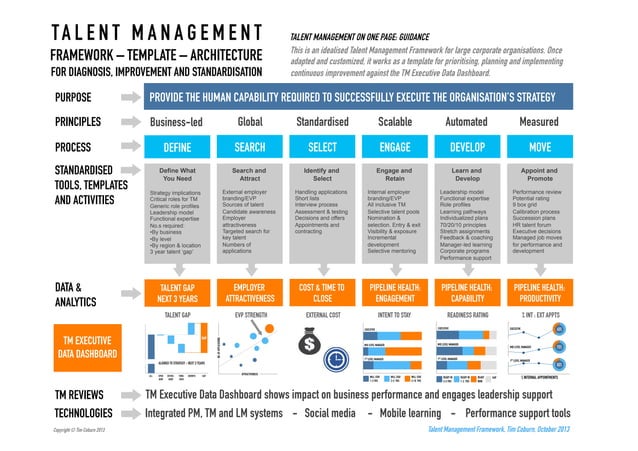 Talent Management: Framework for design, implementation and improvement ...