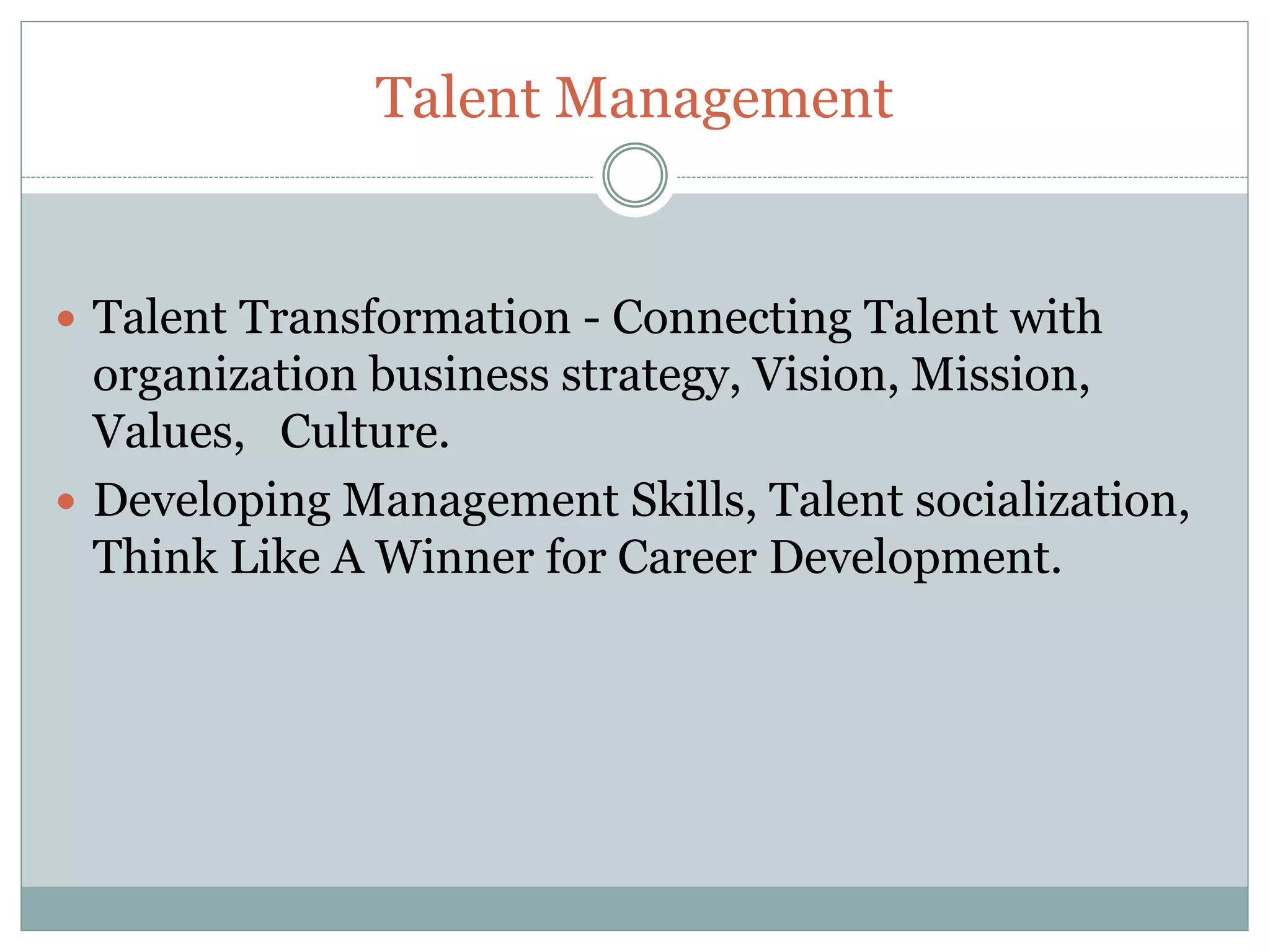 Talent management ppt | PPTX