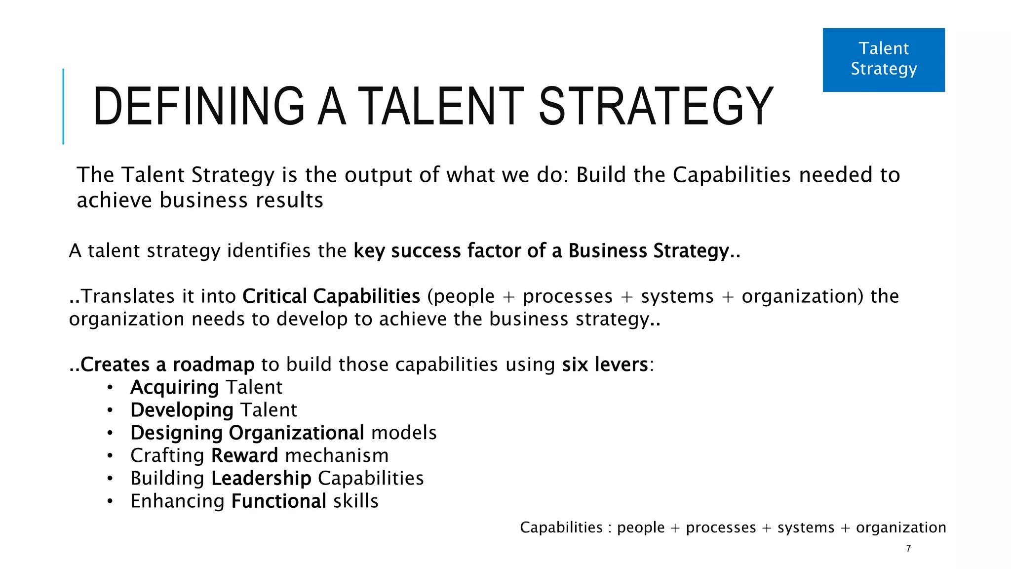 Creating an Integrated Talent Management Practice | PPTX